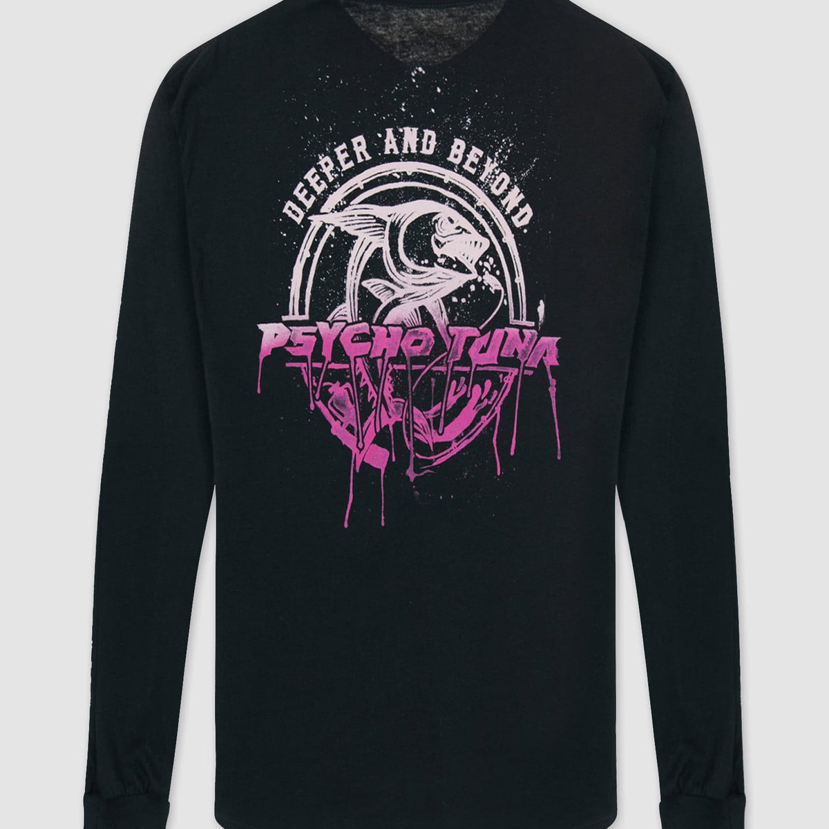 Deep Reel Graphic Long Sleeve Shirt – Psycho Tuna